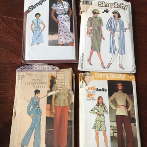 Vintage Simplicity Sewing Patterns uncut & Cut Patterns - Etsy