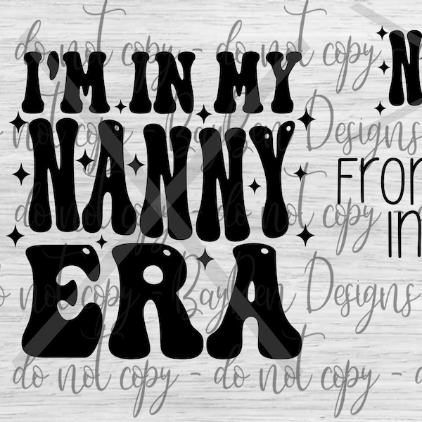 In My Era Font - Etsy