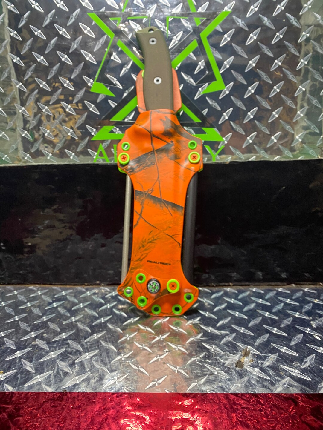 ESEE 6 Kydex Dangler Sheath W/ 400grit Diamond & Ferro Rod - Etsy