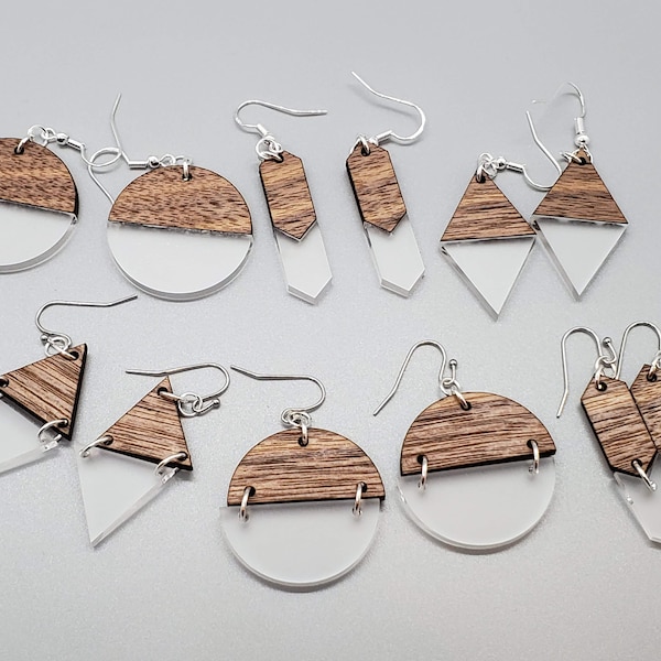 Wood Earring Shapes - Etsy