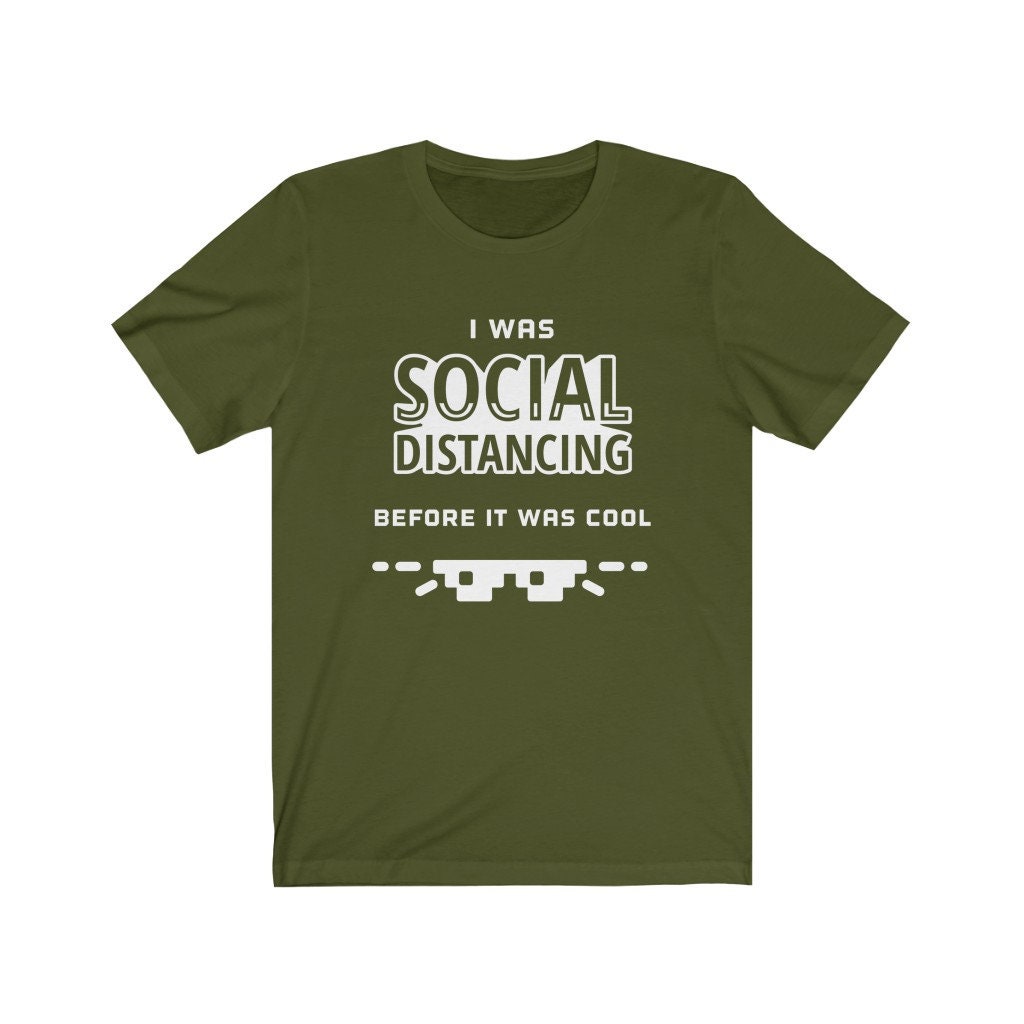 Social Distancing Funny Anti-social I Was Social Distancing - Etsy