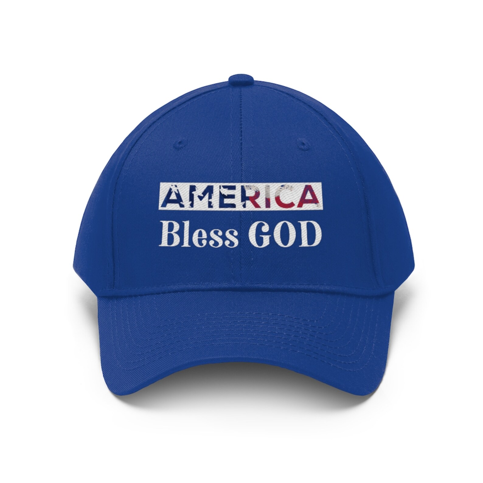America Bless GOD, Embroidered Hat, God Bless America Hat, Twill Cap ...