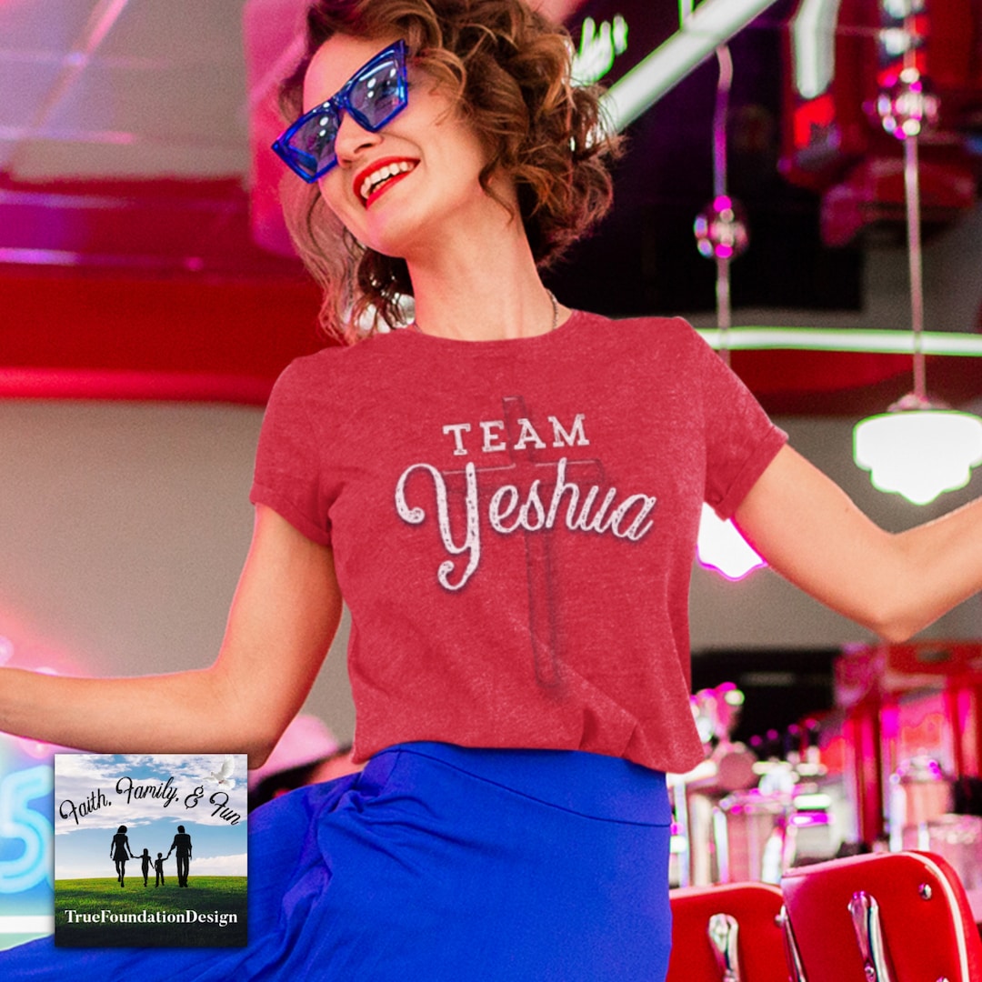 Team Yeshua, Sport Style, Christian T-shirt, Athletic Jesus Shirt ...