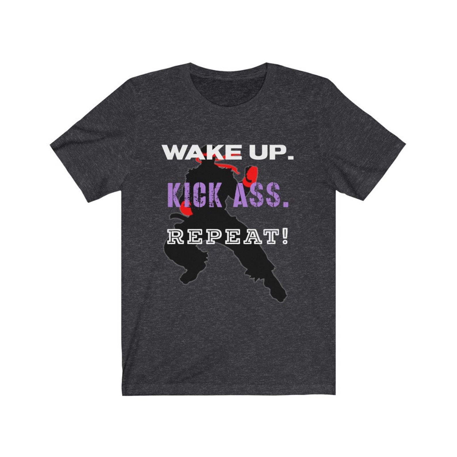 Wake Up, Kick Ass, Workout Shirt, New Year Shirt, Beast Mode ...