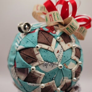 Warm on up With a Hot Cocoa Demi Sphere No Sew Quilted Ornament ...