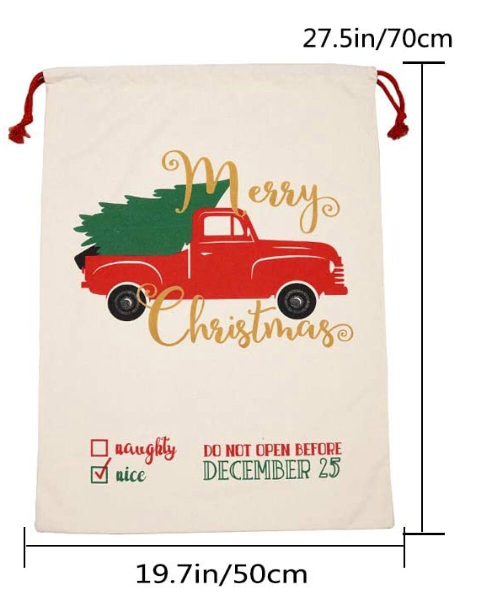 Customized Santa Sack/Personalized/Christmas/ Santa/Gift Sack | Etsy