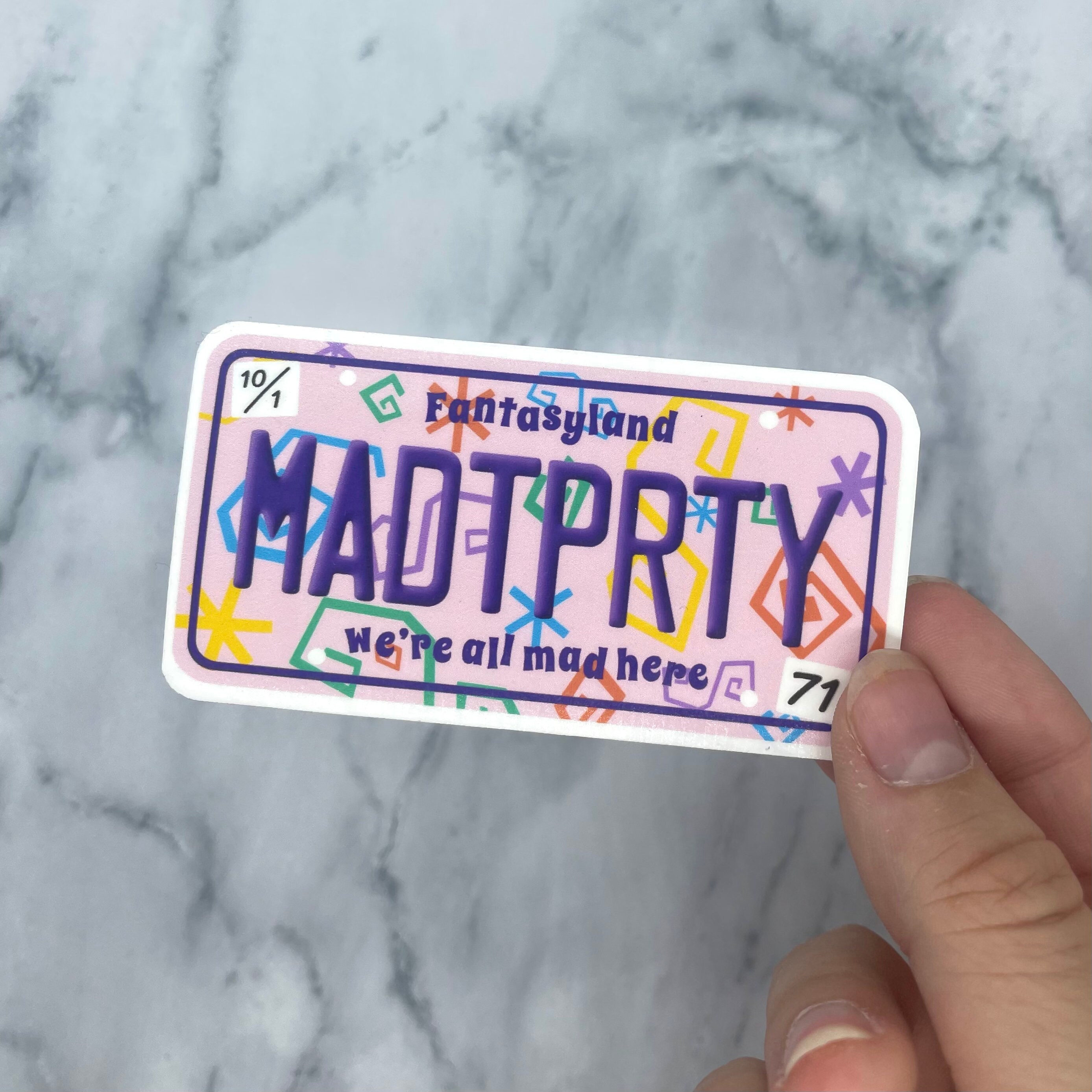 MK License Plates Sticker Collection - Etsy