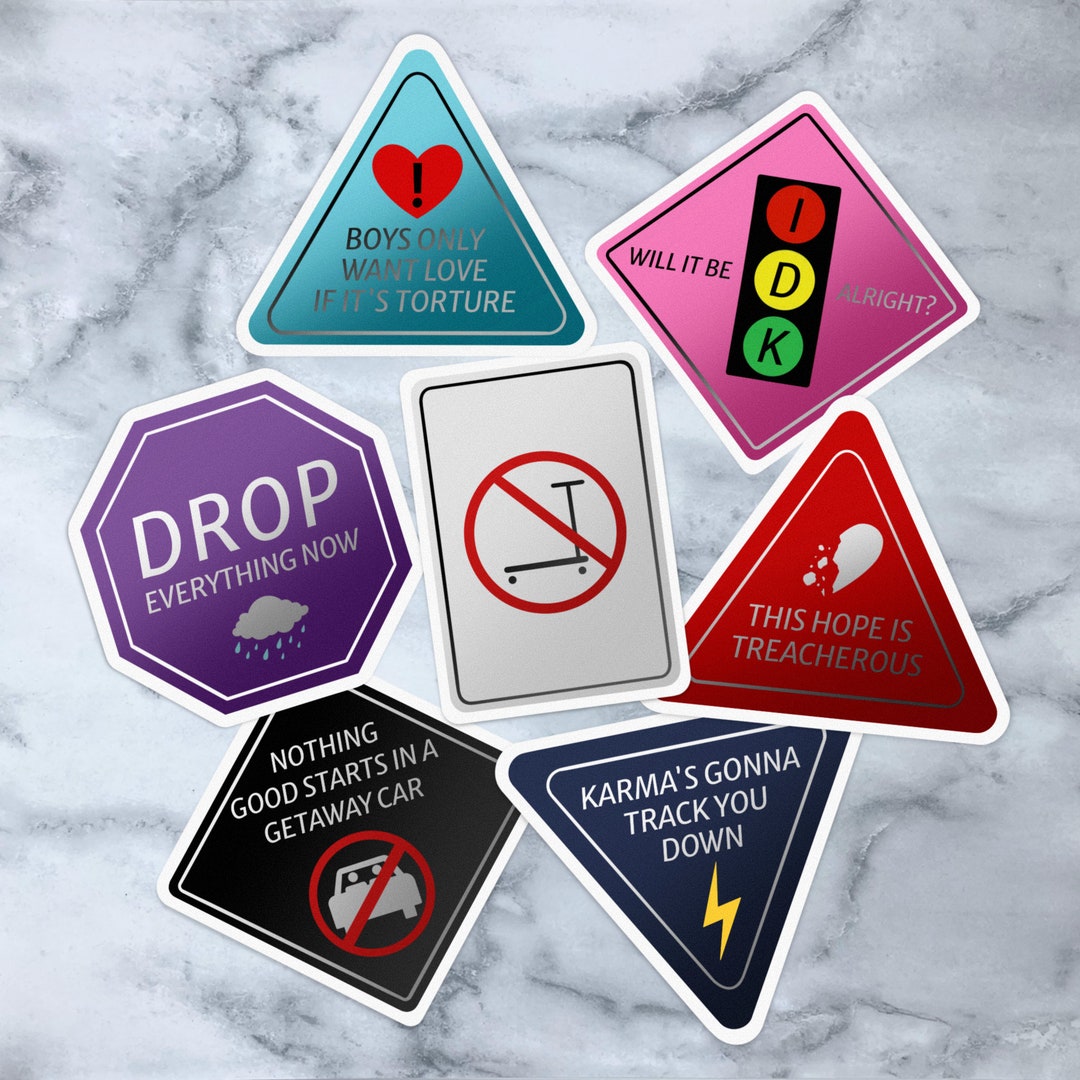 Taylor Street Signs Sticker Collection - Etsy