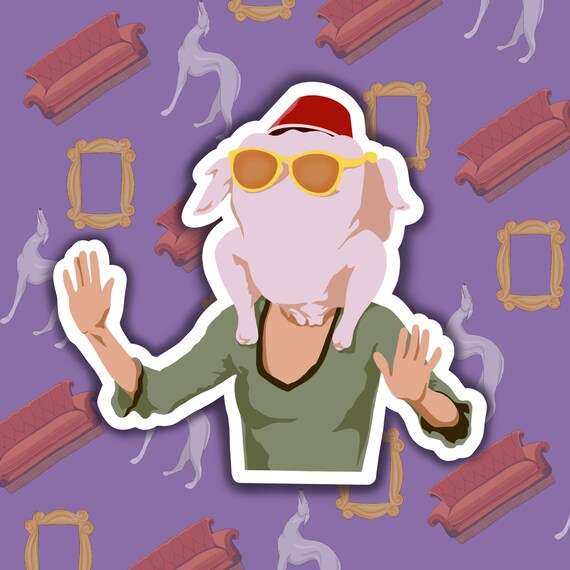 Monica Sticker | Etsy