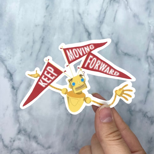 Keep Moving Forward Sticker Walt Disney Quote Inspired - Etsy