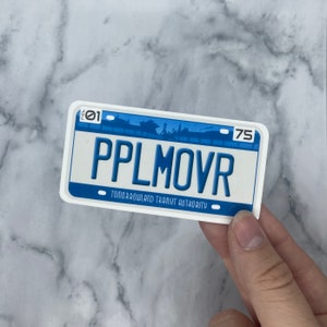 MK License Plates Sticker Collection - Etsy