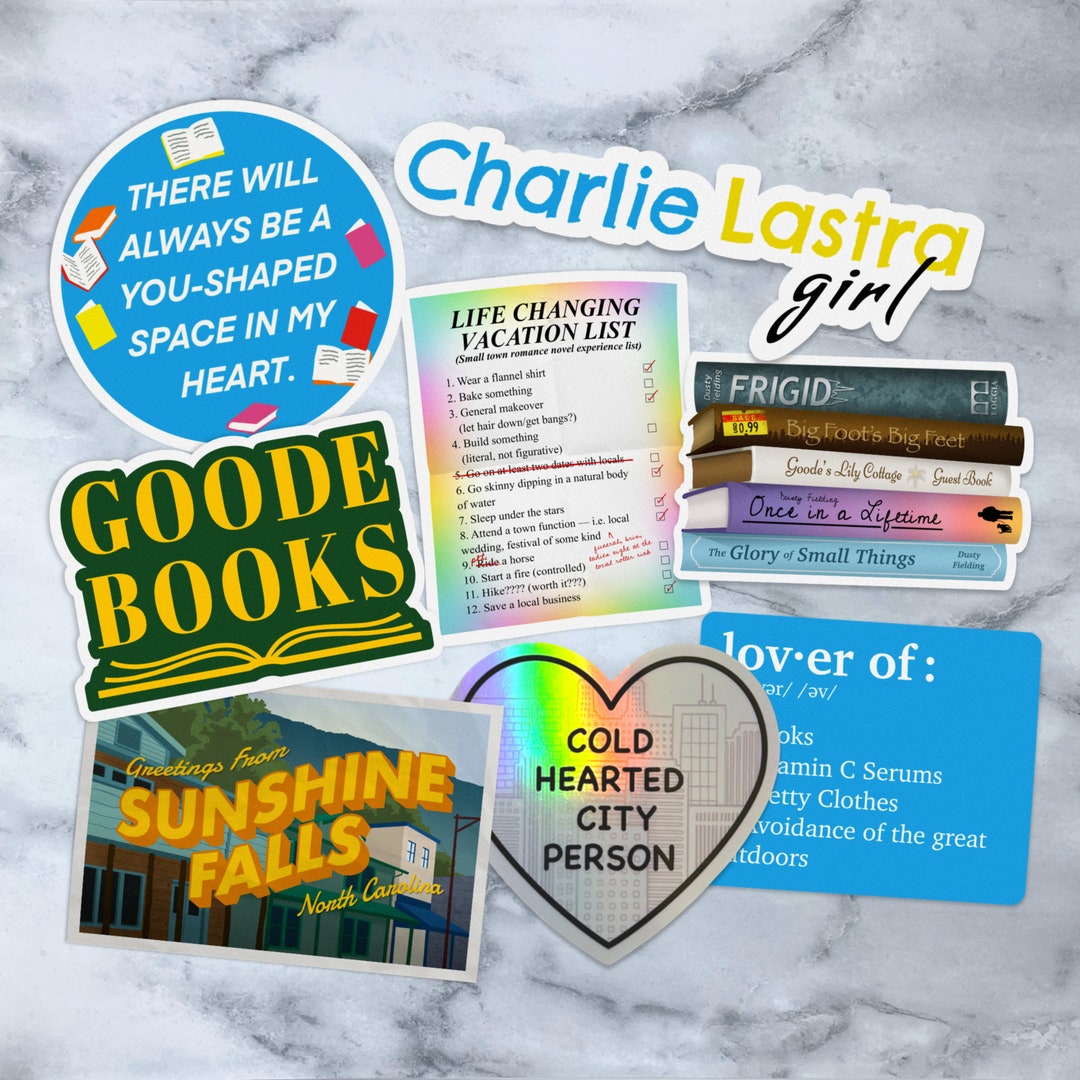 Book Lovers Sticker Collection - Etsy