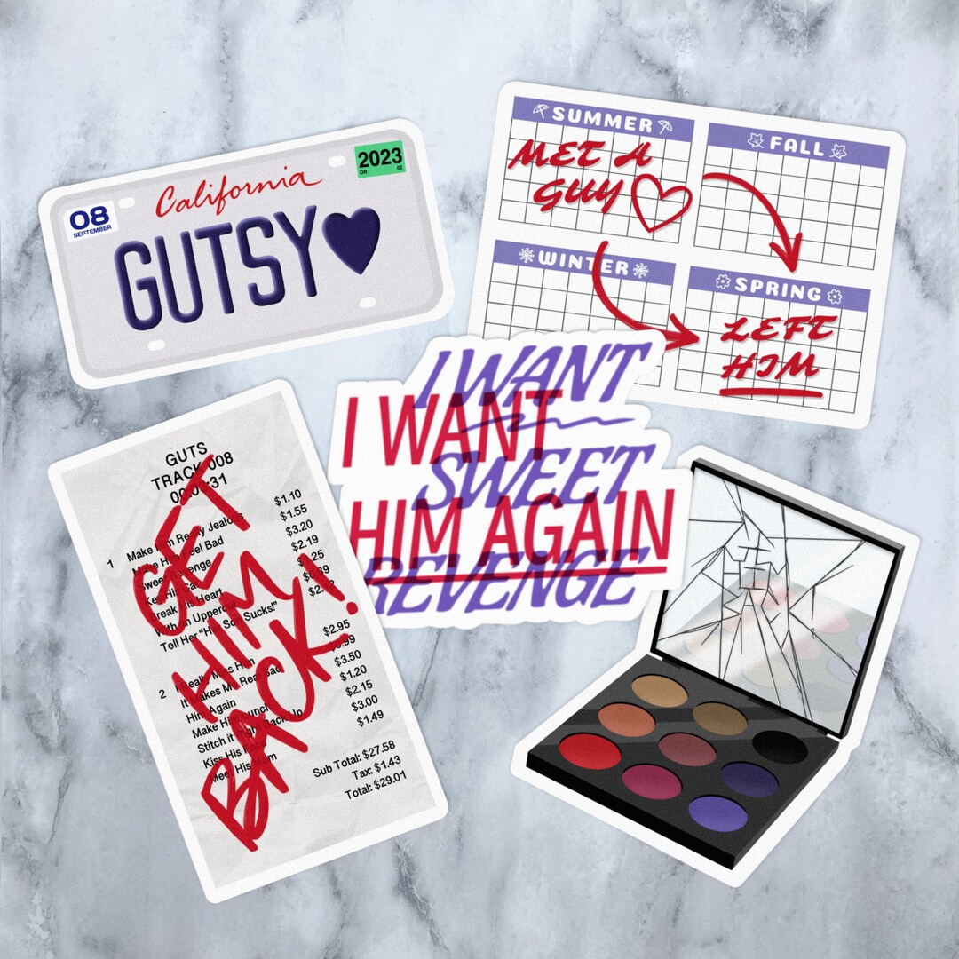 Get Him Back Sticker Collection - Etsy