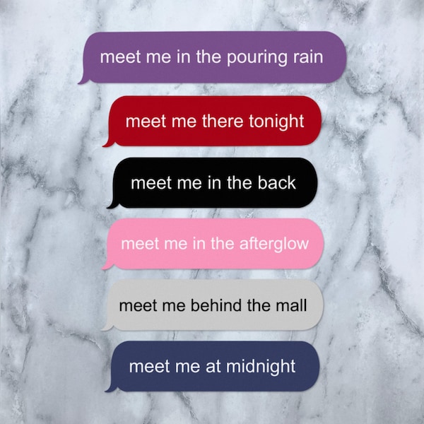 Lyrics Sticker - Etsy