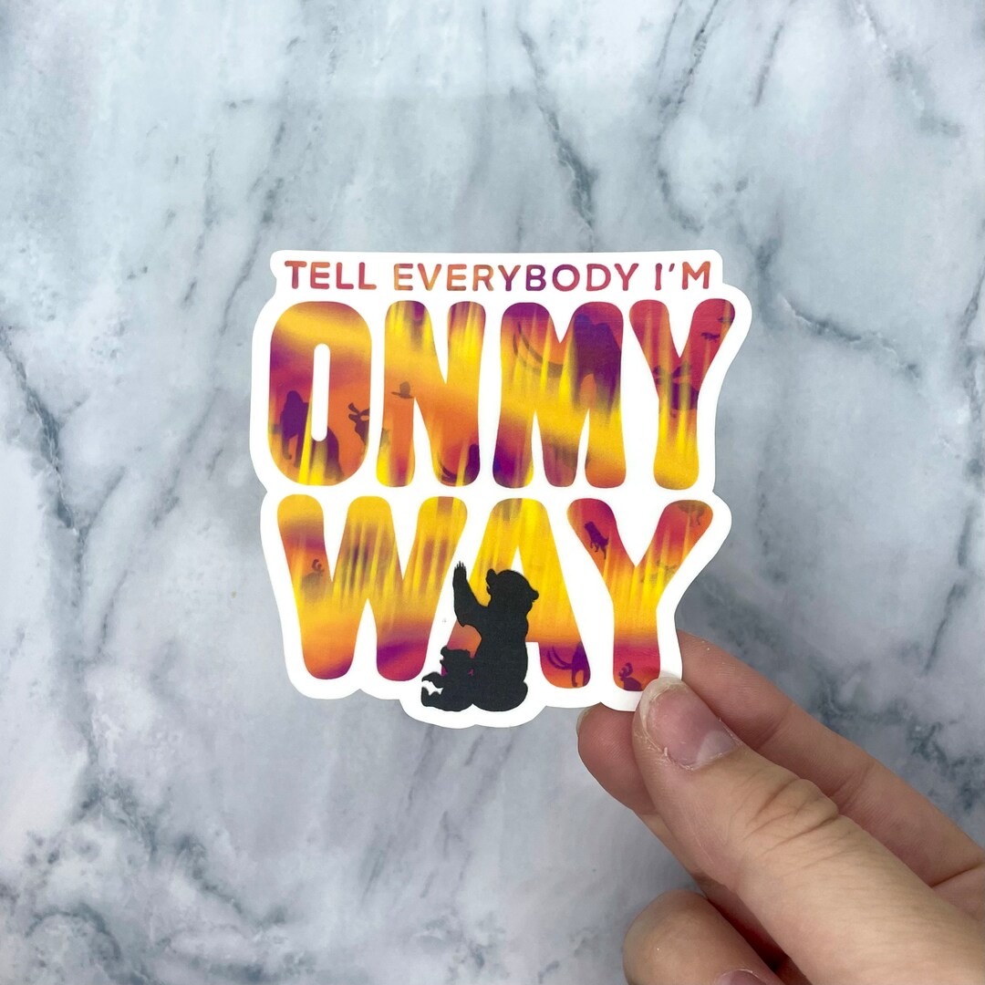 On My Way Sticker - Etsy