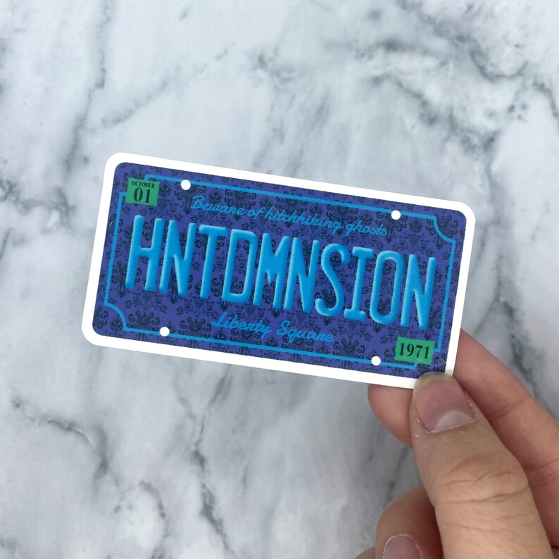 MK License Plates Sticker Collection - Etsy