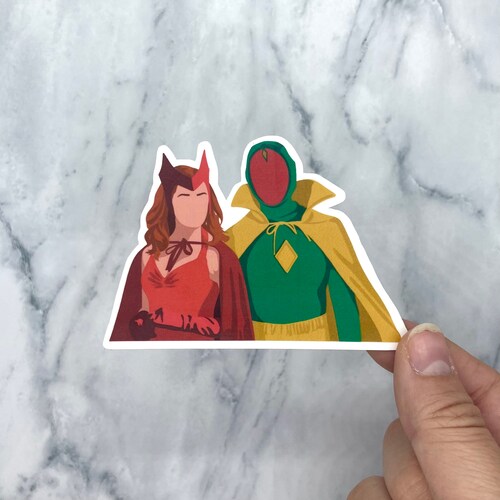 Wanda Vision Sticker Set - Etsy