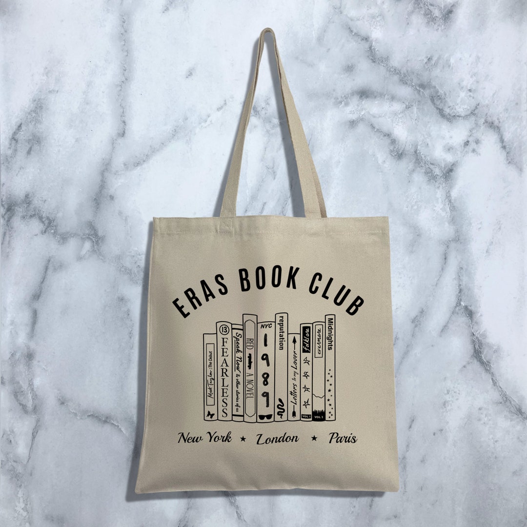 Eras Book Club Canvas Tote Bag - Etsy