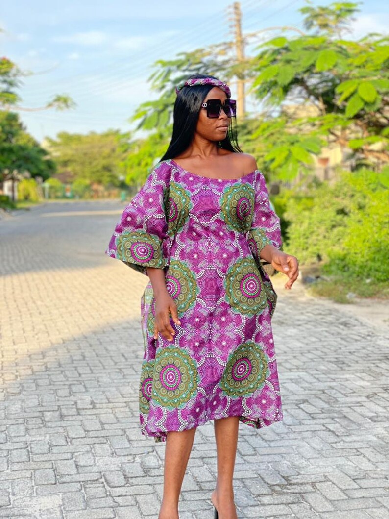 UGOCHI ANKARA SHORT Dress Ankara Summer Dress African Women Dress ...