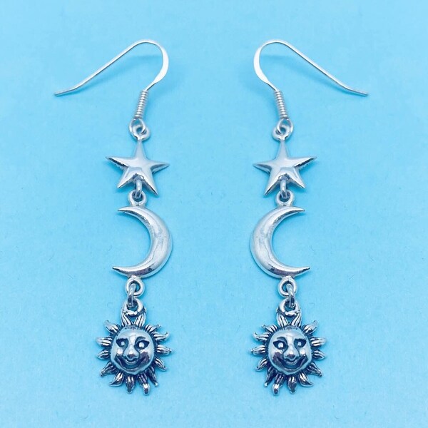 Sun Wire Earrings - Etsy