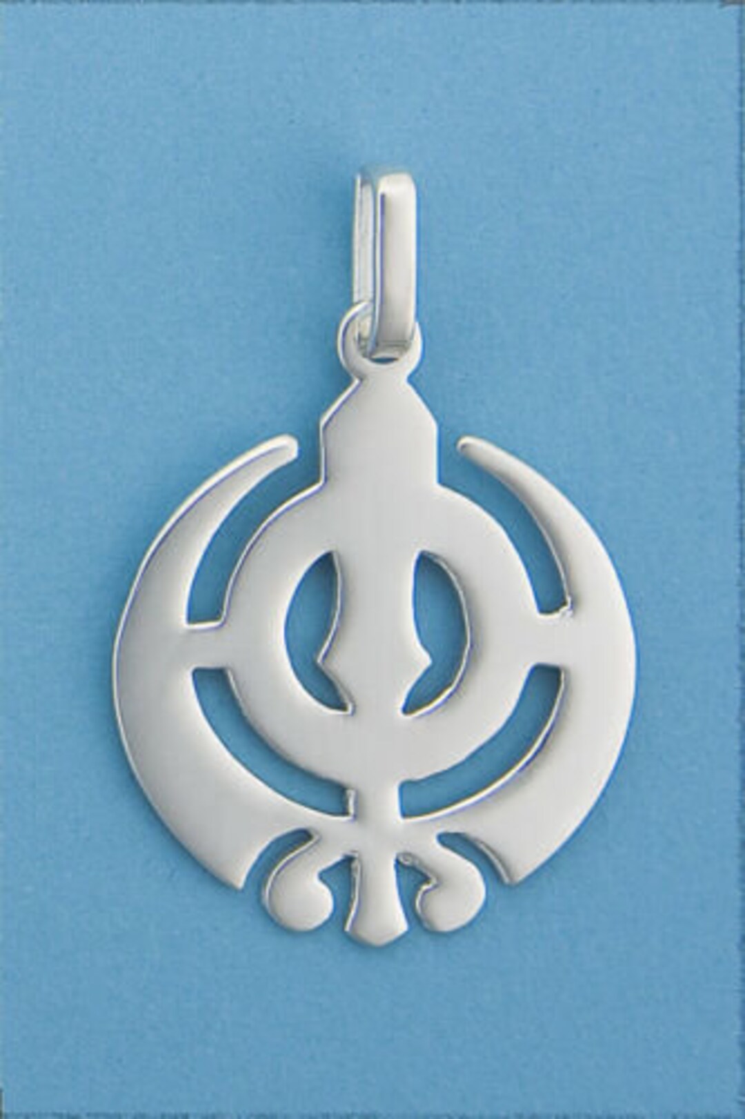 Genuine 925 Sterling Silver Sikh Khalsa Khanda Pendant - Etsy