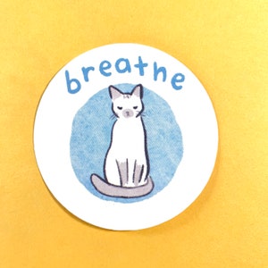 Cat Encouragement Stickers / Motivational / Cute Kitties - Etsy