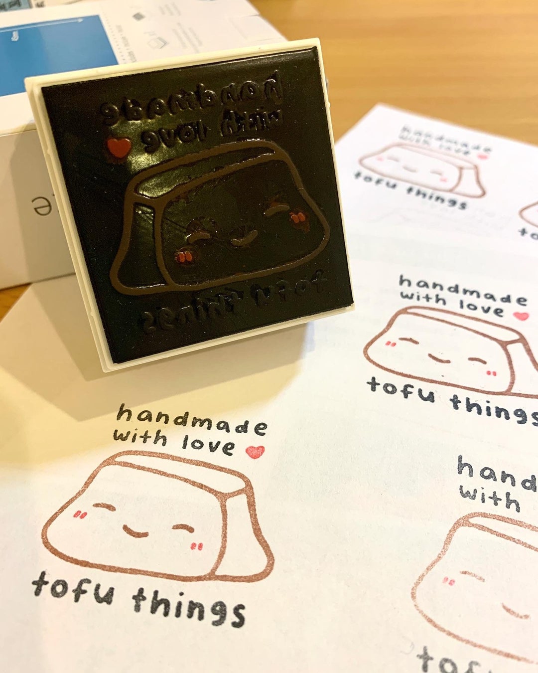 Custom Stamp / Your Design Here / Personalized Stamp Sheet With Wooden ...