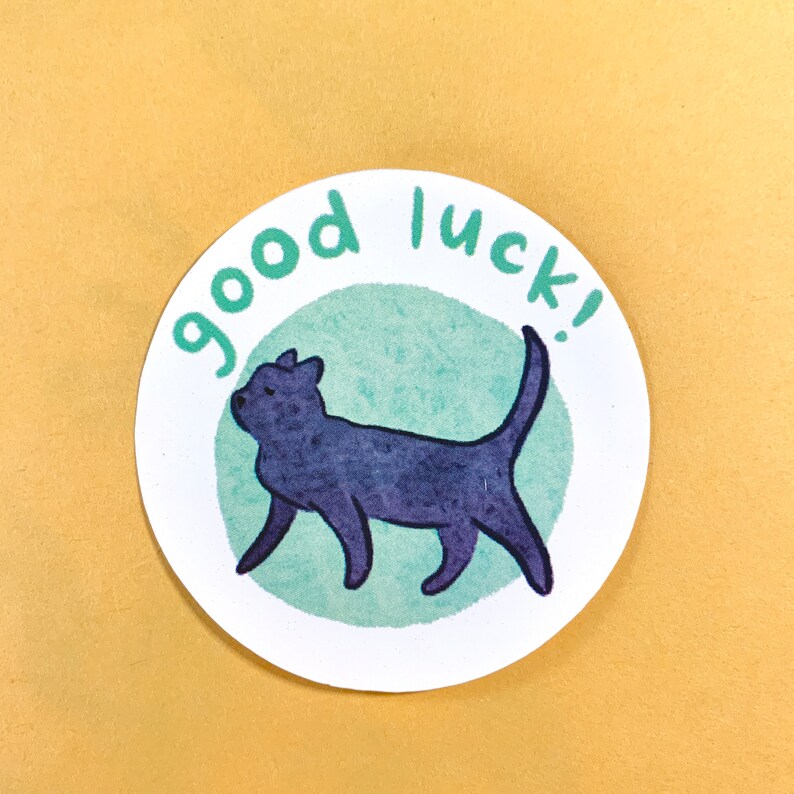 Cat Encouragement Stickers / Motivational / Cute Kitties - Etsy