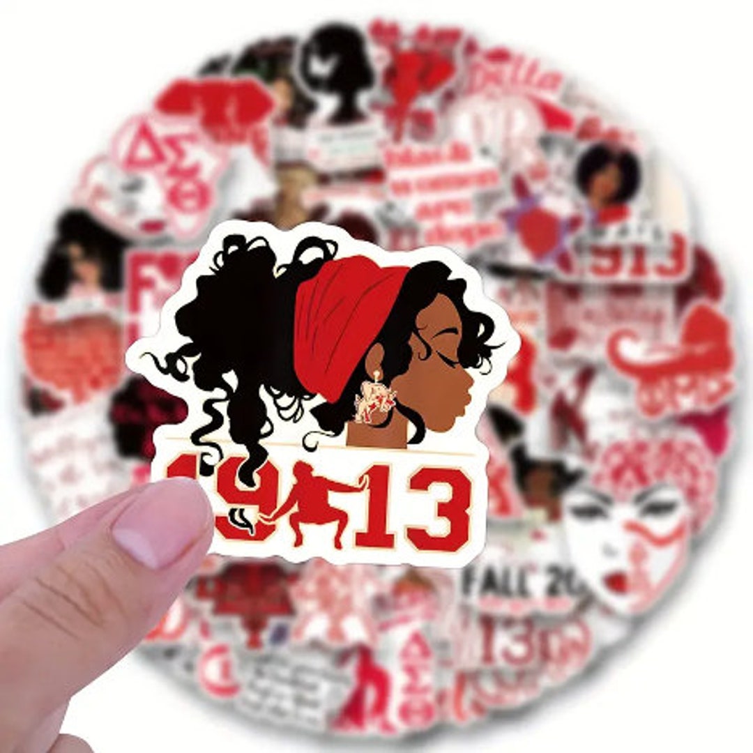Delta Sigma Theta Sorority Stickers 20 Waterproof Sorority Stickers ...