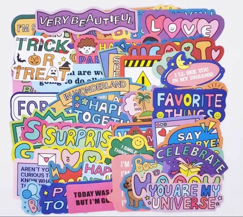 Funny Kid's Stickers Stickers for Kids Sticker Album - Etsy