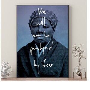 Harriet Tubman Poster, Moses, Slavery, Black History, Underground ...
