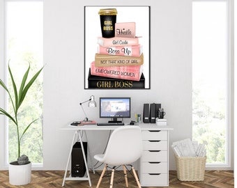 Girl Boss Poster - Etsy