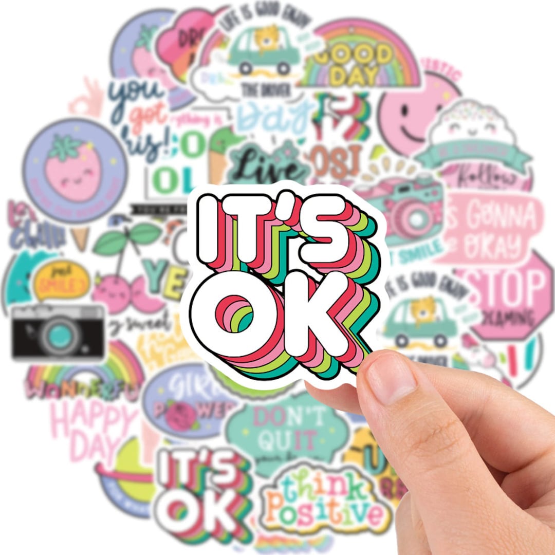 Girl Power Stickers Motivational Stickers Stickers for Girls Sticker ...