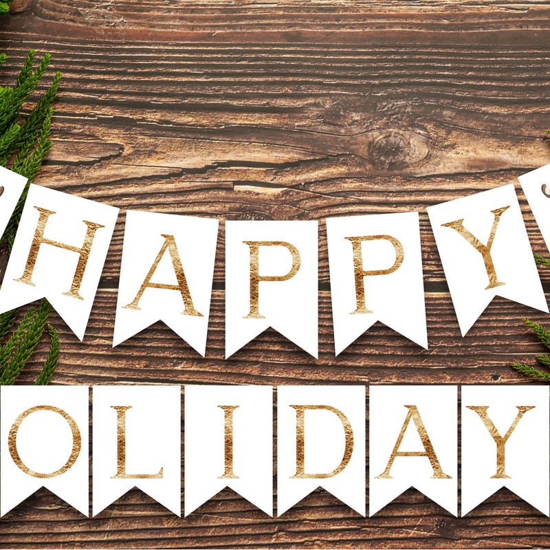 Holiday Banner - Etsy
