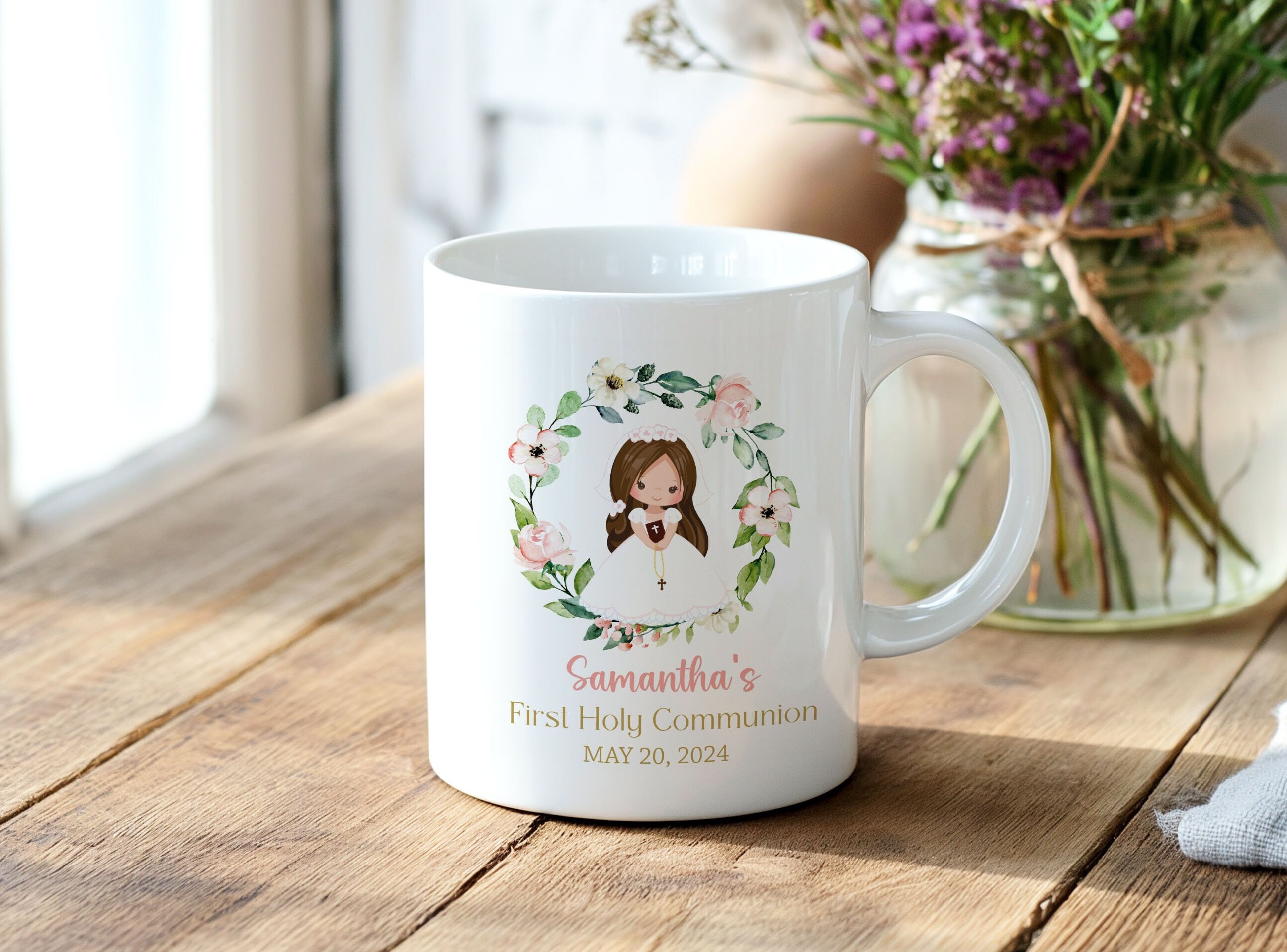 Personalized Mug First Holy Communion Favors, Girl First Communion ...