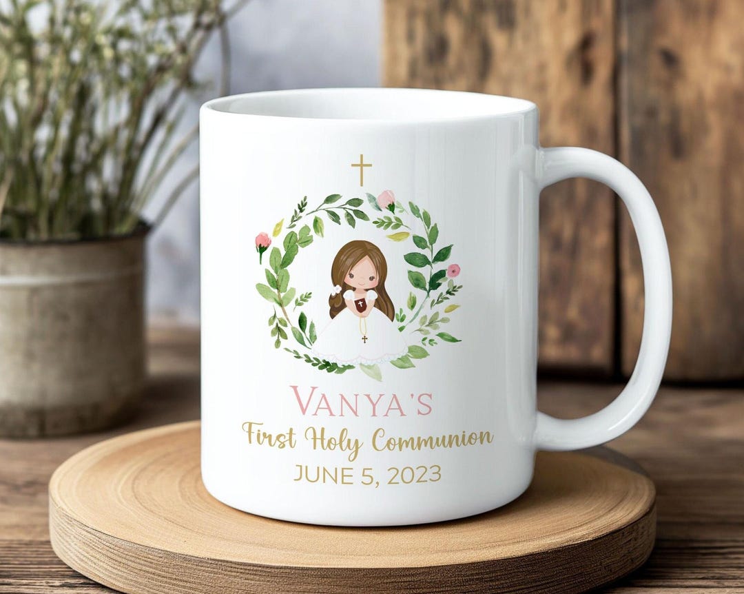 Personalized Mug First Holy Communion Favors, Girl First Communion ...