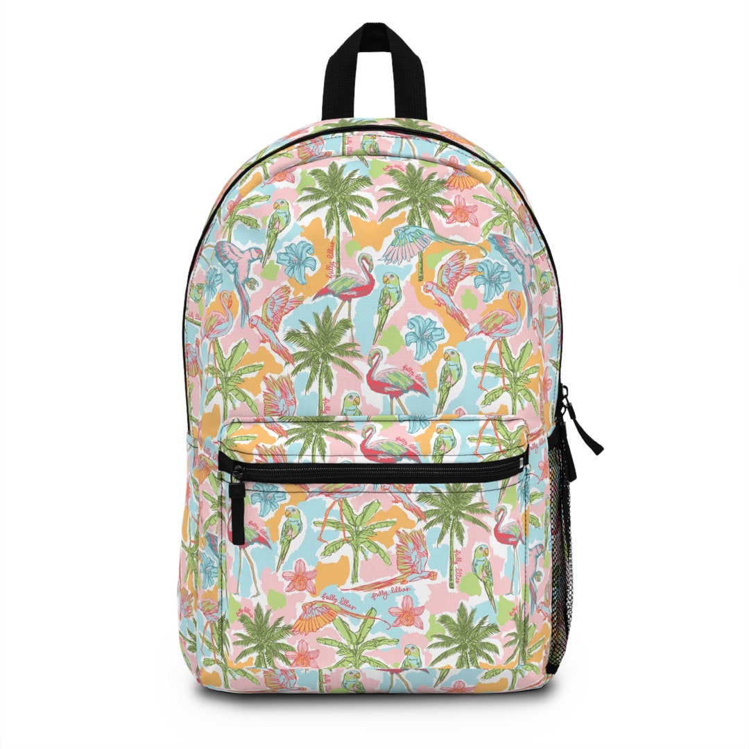 Tropical Parrot Backpack - Etsy