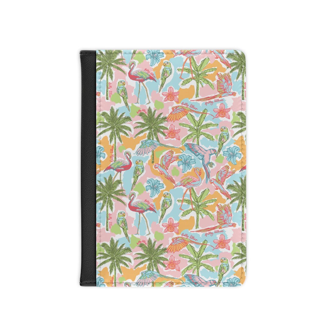 Parrot Pastel Tropical Print Passport Cover - Etsy