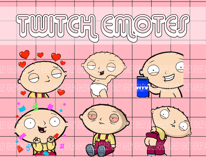 Twitch Emotes // Family Guy Stewie Emotes - Etsy