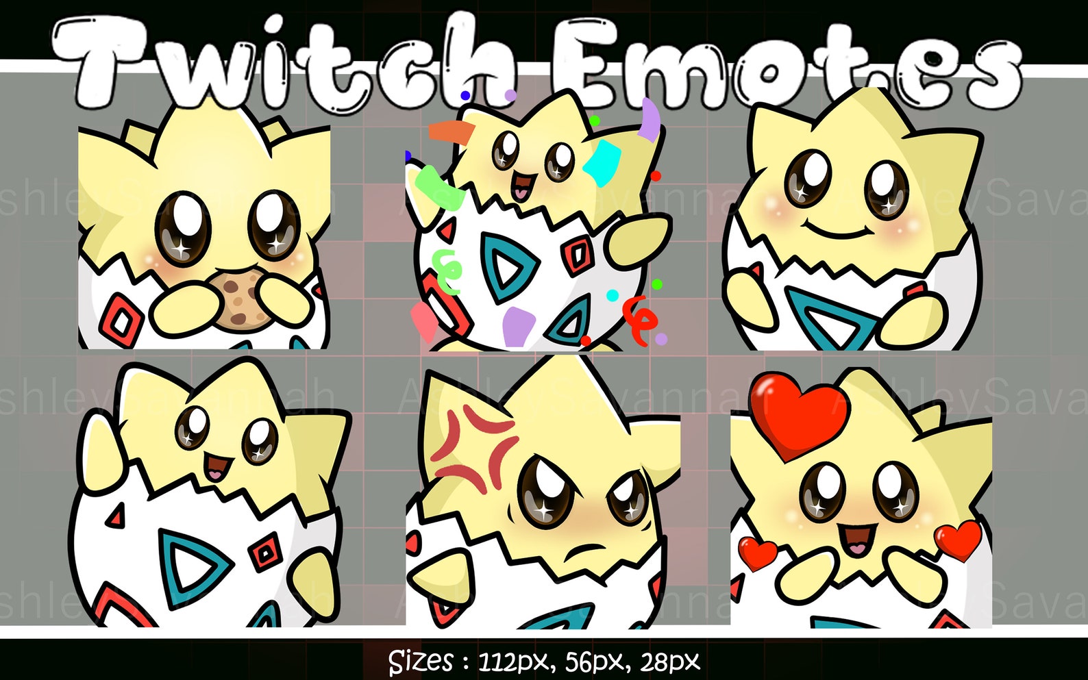 Twitch Emotes - Togepi - Etsy