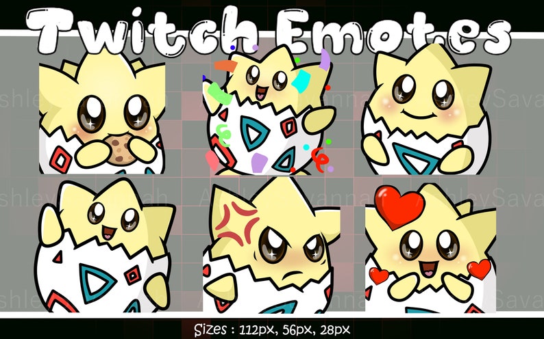 Twitch Emotes - Togepi - Etsy