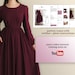 Cindy Maxi Dress Sewing Pattern – Long Sleeved With Pockets (PDF ...