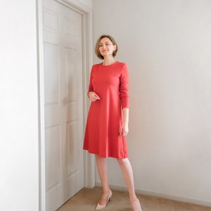 Lisa Knit Dress Digital Sewing Pattern PDF Sewing Pattern US | Etsy ...