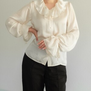 Austen Ruffled Shirt Sewing Pattern: Elegant Blouse (US Sizes 2-20 ...