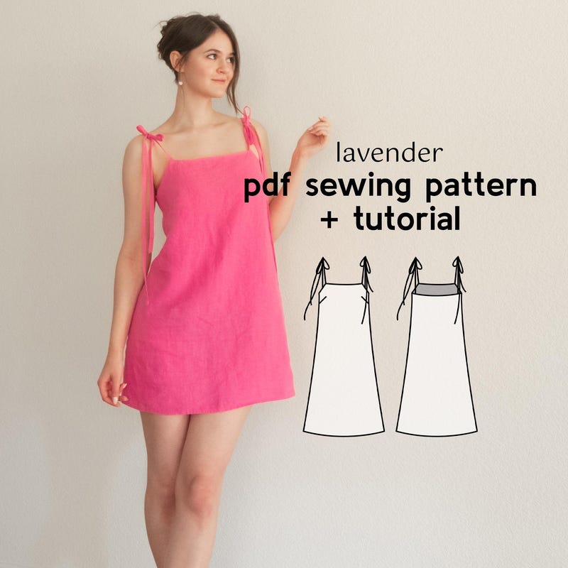 Mini Dress Sewing Pattern - Etsy