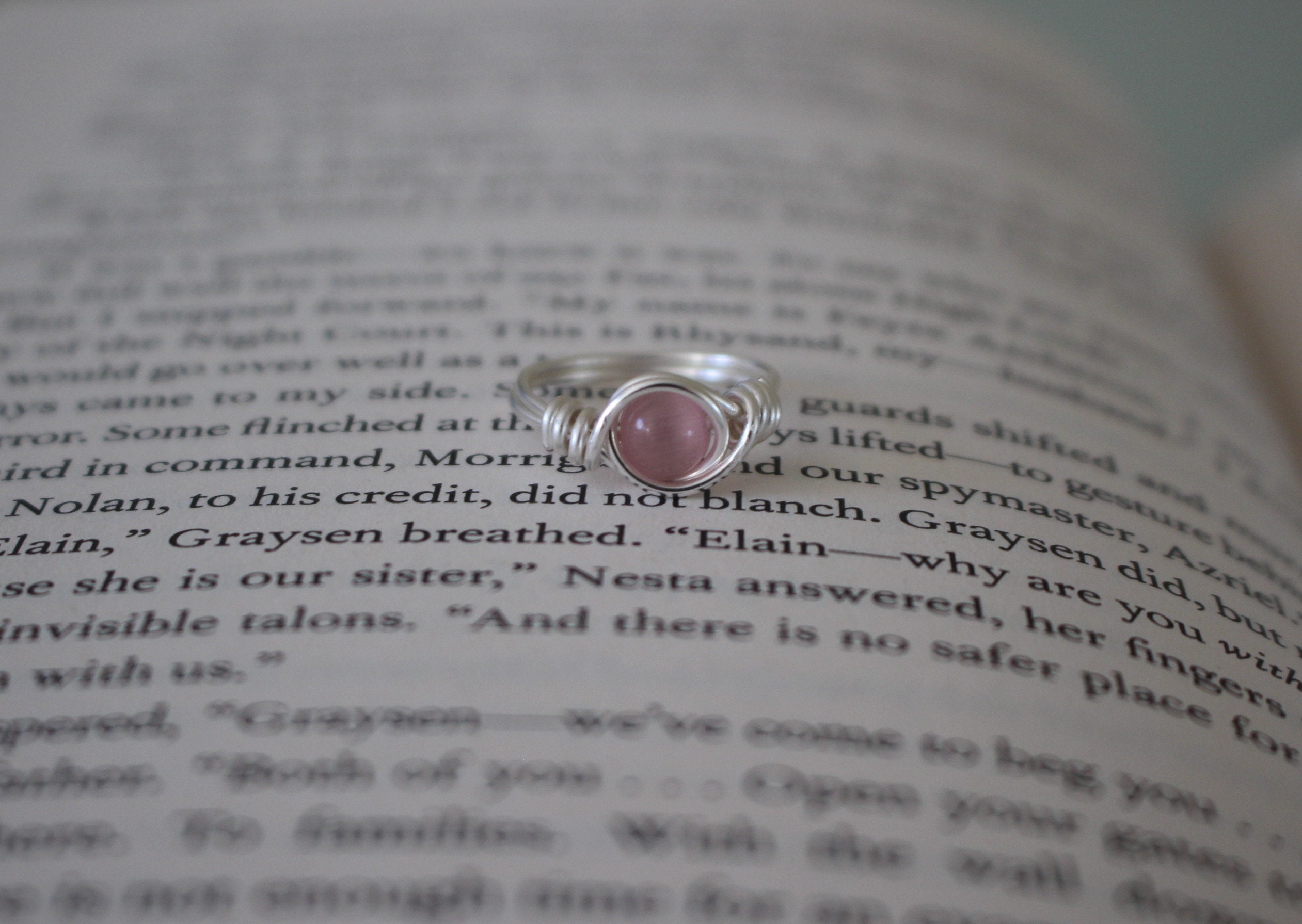 Elain Archeron Wire Ring ACOTAR Inspired | Etsy