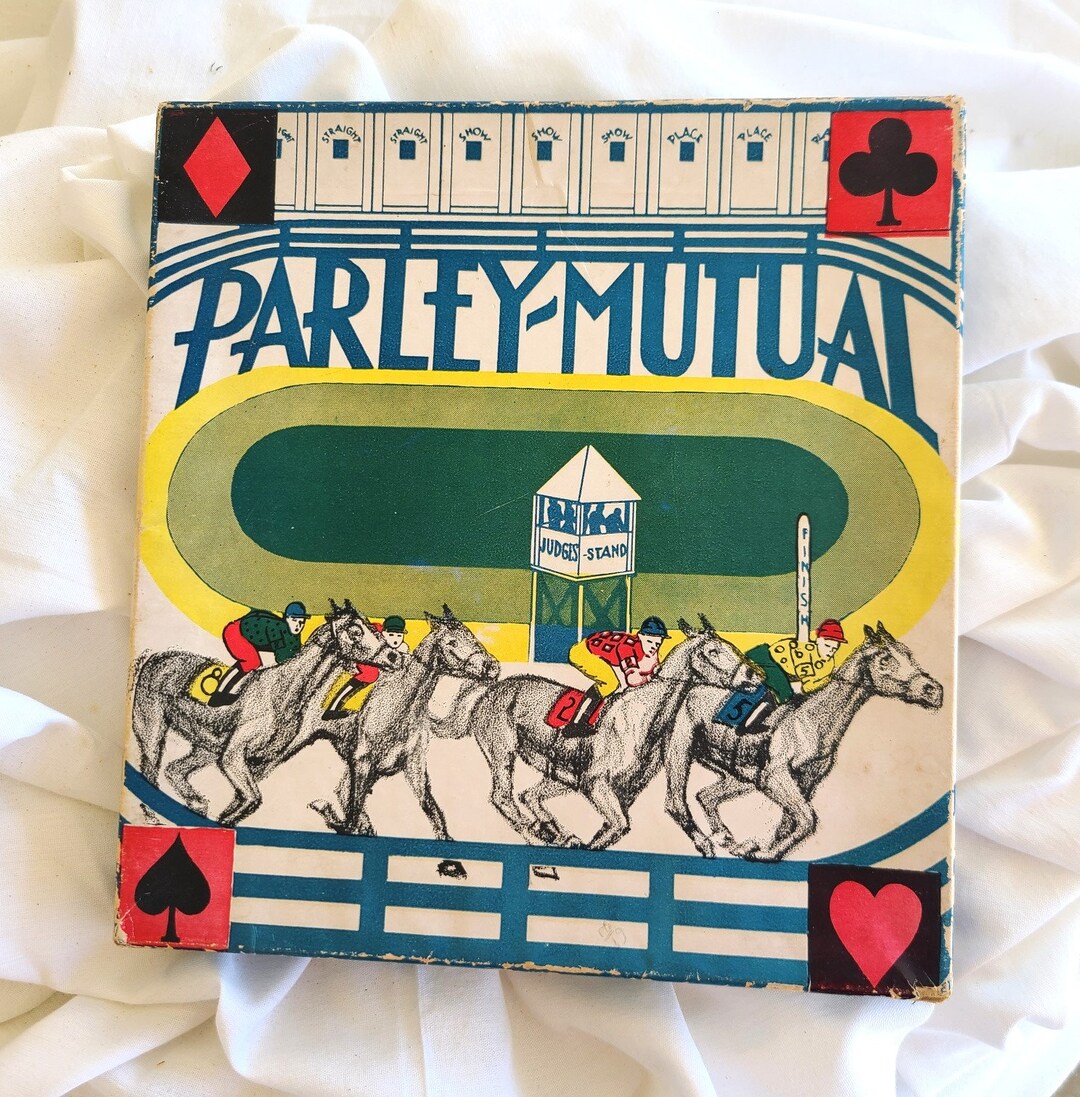 Parley-mutual Board Game 1930's Horse Racing Game - Etsy