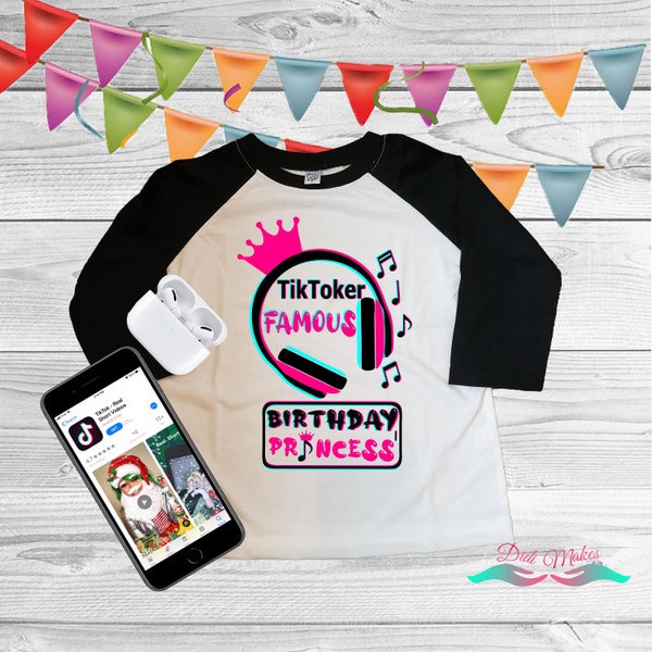 Tik Tok Birthday Shirt Etsy