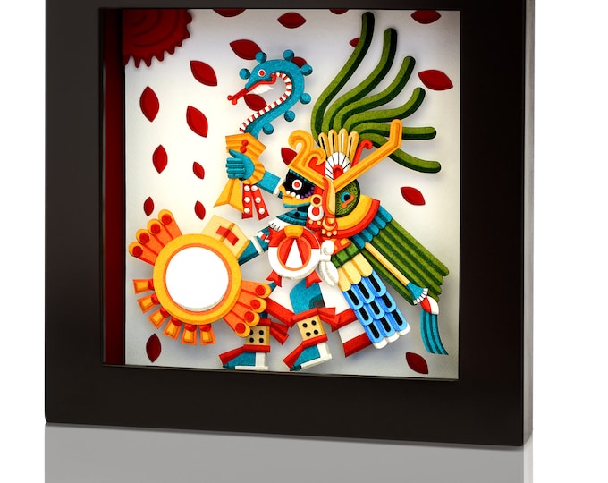 Chimalli, Escudo Azteca, Aztec Shield, Personalized gift, Art Aztec ...