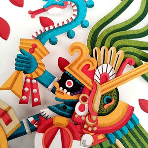 Huitzilopochtli, Left-handed Hummingbird, Left-handed Hummingbird, God ...